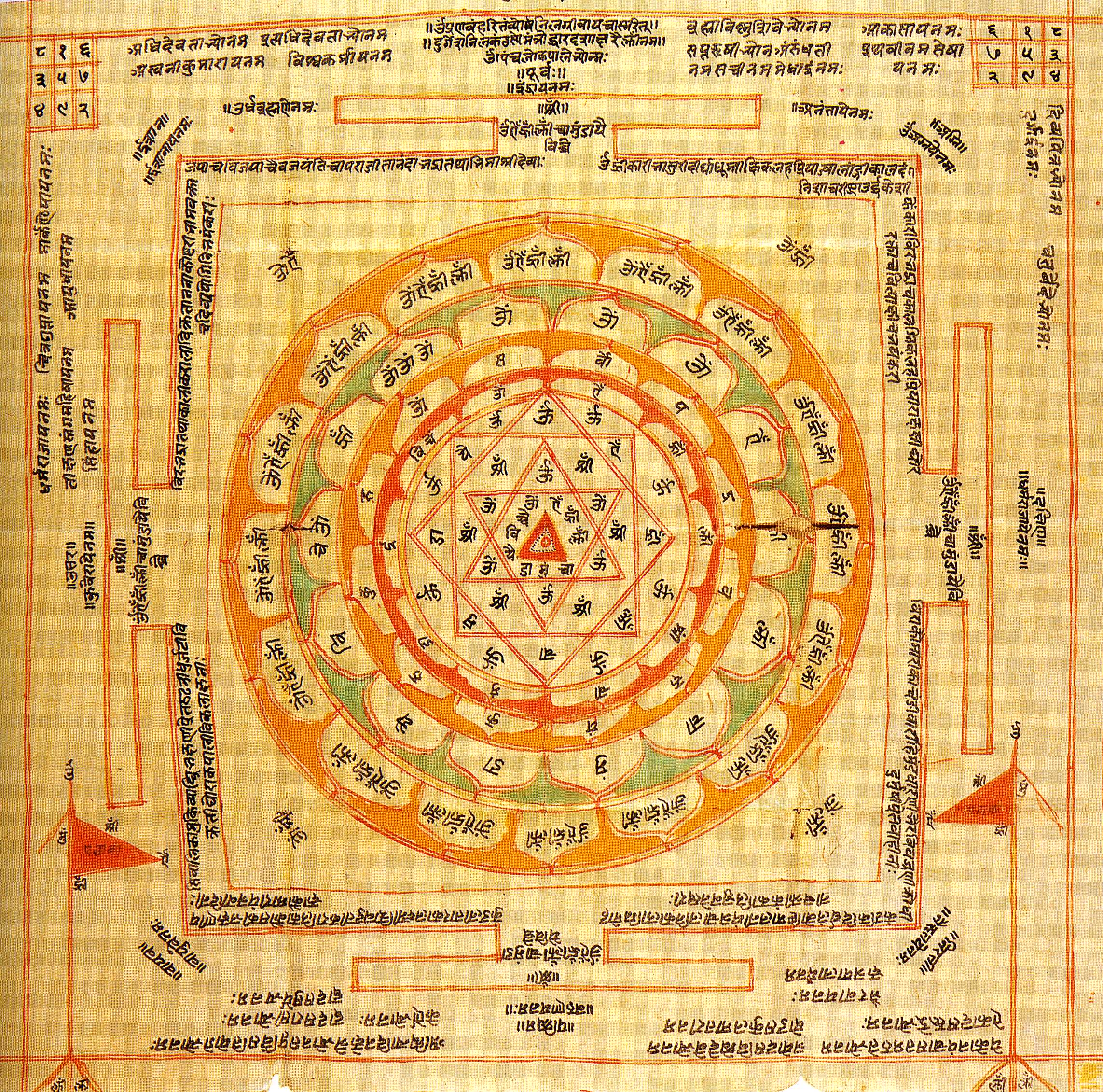 Yantra du Yoga pour la méditation pour la respiration