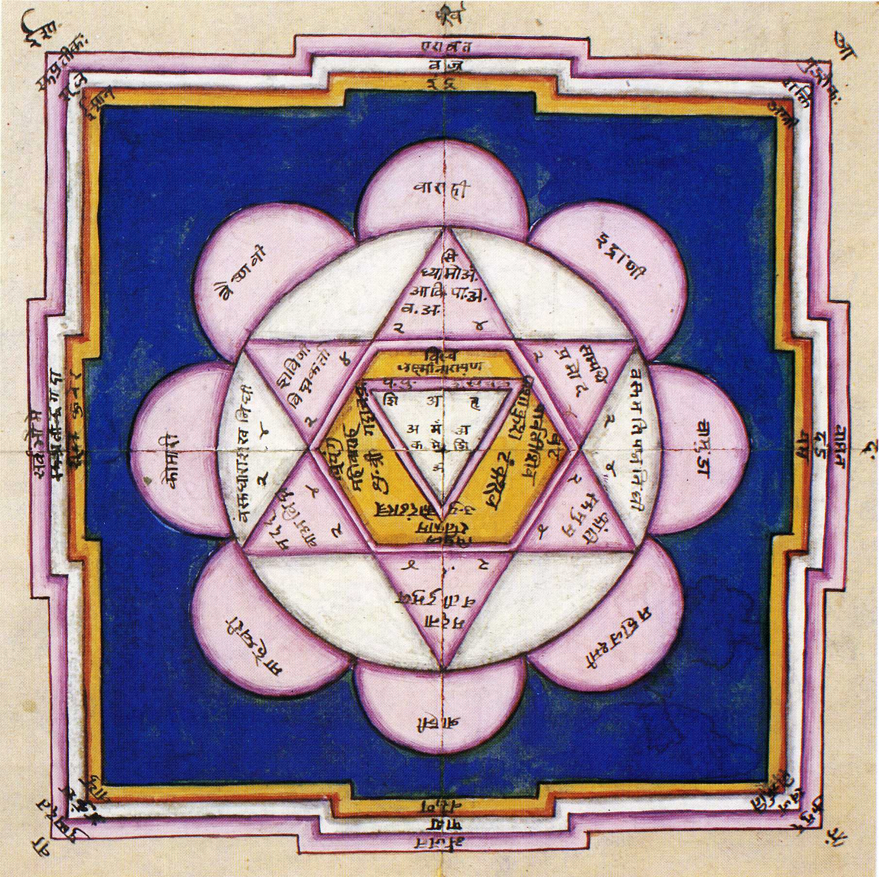 Yantra du Yoga pour la méditation pour la respiration